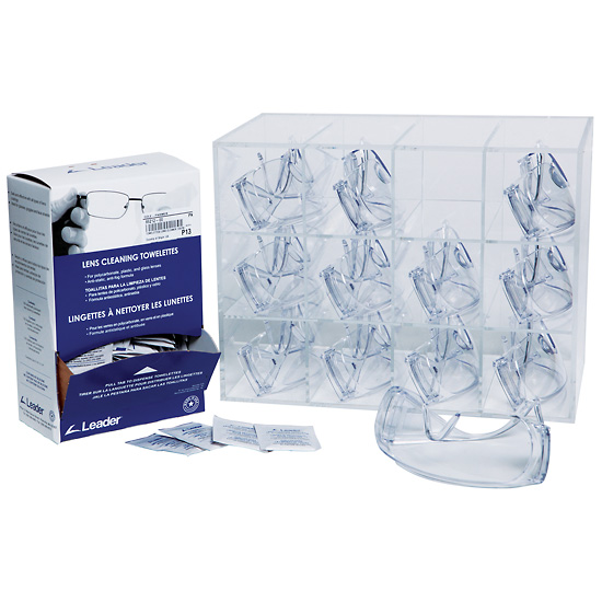 Safety Glasses Station And Cleansing Wipes Kit Includes 12 Pairs Of Glasses From Cole Parmer Canada